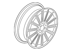 2019-2020 Mercedes-Benz Wheel AMG 5-Twin-Spoke 48.3 Cm (19 Inch) 205 ...