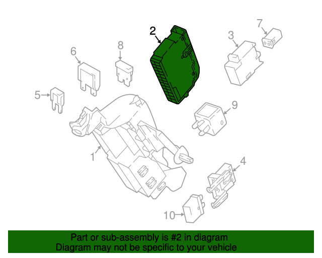 2010-2024 Audi Fuse Holder 4H0-941-824 | OEM Parts Online