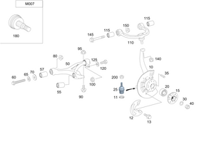 164-330-09-35 - Repair Kit, Support Joint 2002-2012 Mercedes-Benz ...