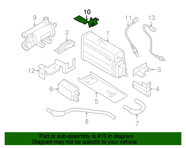 28911-2G000U - Purge Valve Bracket - 2009-2016 Kia | Kia Auto Parts