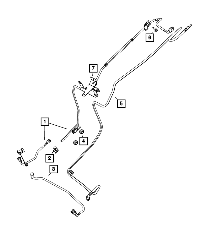 2007-2011 Jeep Wrangler Fuel Supply Tube 52059774AF | Mopar eStore