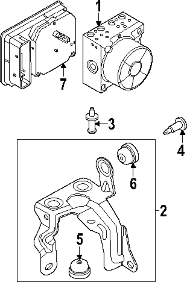 2022-2023 Ford Maverick Modulator Valve NZ6Z-2C286-A | OEM Parts Online