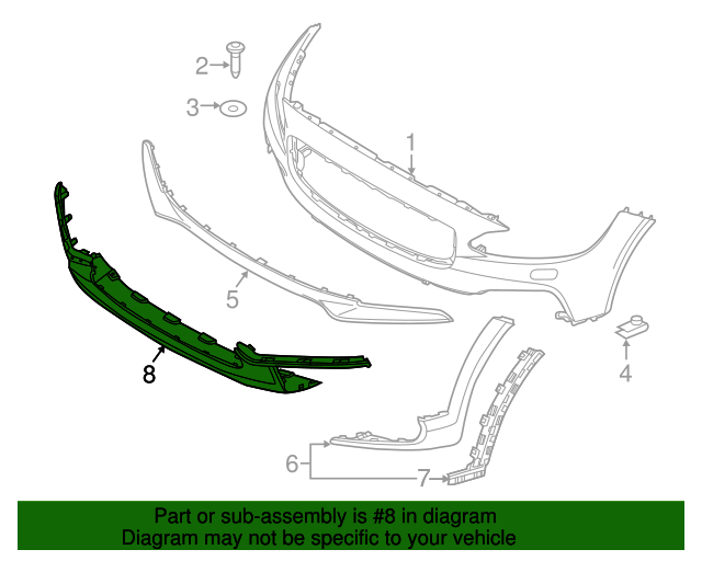 Genuine Lower Cover for 2017-2020 Volvo V90 Cross Country | Part ...
