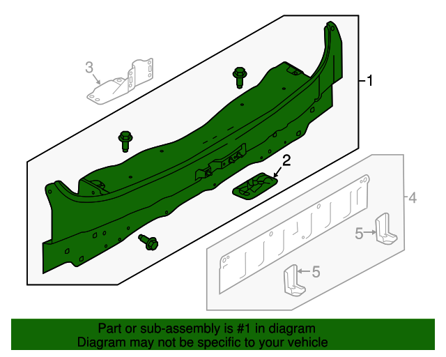 2015-2024 Nissan Murano Rear Body Panel G9110-5AAAA | Nissan Parts Plus