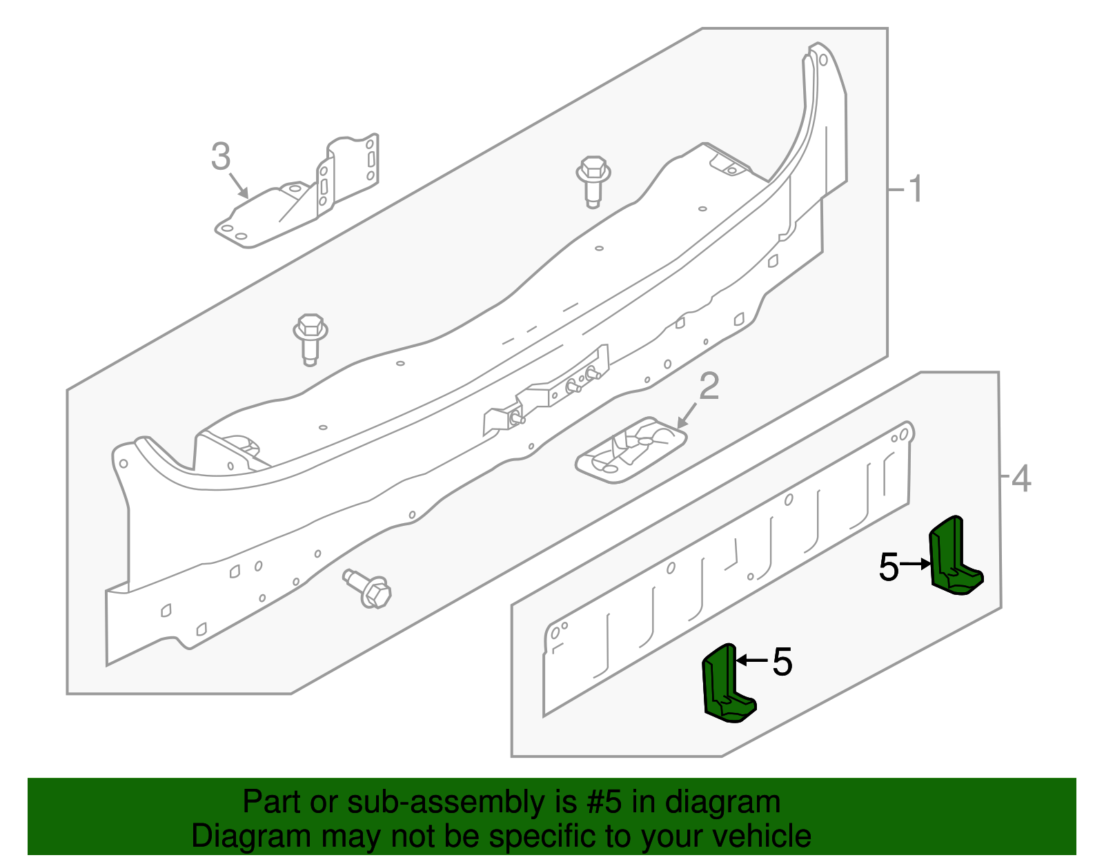 2018-2024 Nissan Murano Closing Plate Retainer Bracket H5240-9UEMA ...