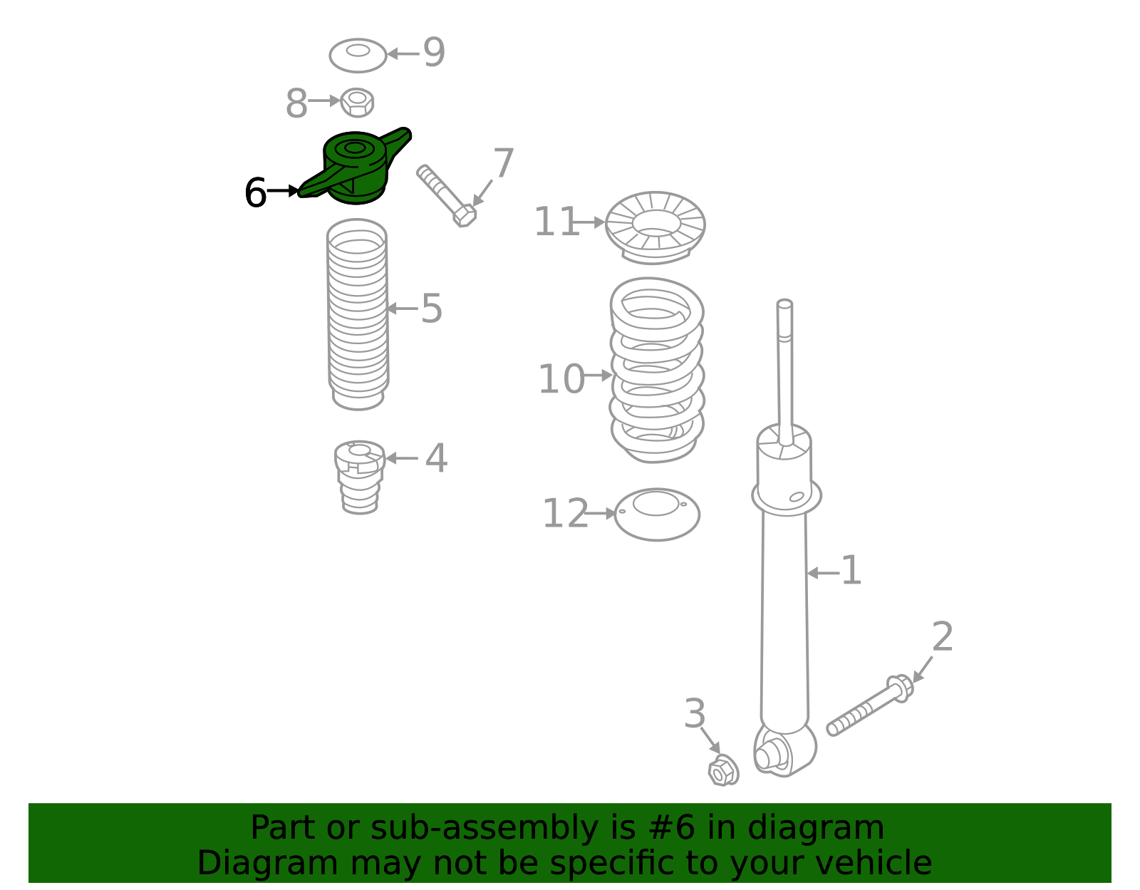 55310-S1150 - Upper Mount 2020-2024 Kia Telluride | Kia.Parts Store