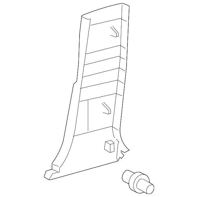 62414-30141-B0 - Lower Center Pillar Trim - 2006-2007 Lexus | My L Parts