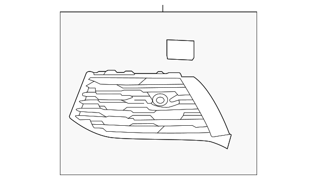 4K0-807-647-E-9B9 - Outer Grille 2020-2024 Audi A6 allroad | Audi OEM Parts