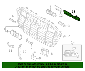 2020-2023 Audi A6 allroad Hood Safety Catch 4K0-807-784-D-9B9 | Audi ...