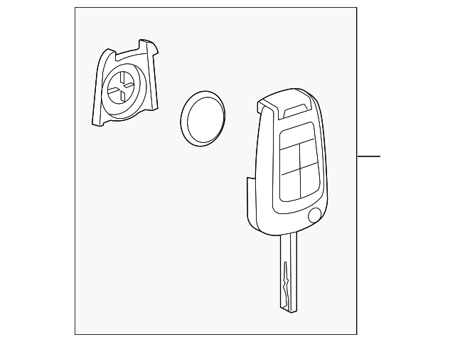 2010-2017 Chevrolet Key 23316207 | TascaParts.com