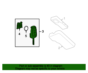 2010-2017 Chevrolet Key 23316207 | TascaParts.com