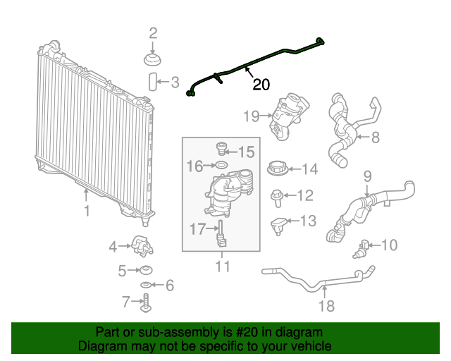 Genuine OEM Vent Hose Part# LR077702 Fits 2016-2021 Land Rover: Up To ...