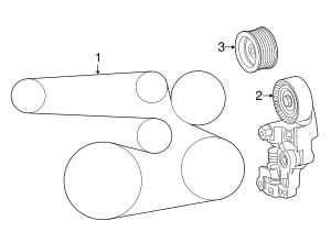 2015-2024 Lexus Serpentine Belt 90916-02727 | AutoNationParts.com
