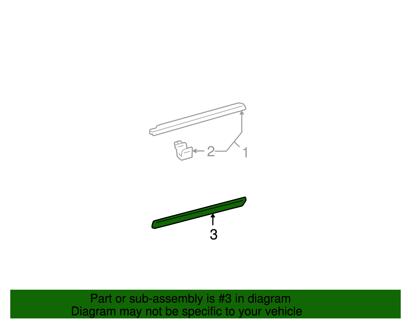 75742-AA908 - 2002-2006 Toyota Camry - Body Side Molding | Discount ...