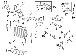 2010-2012 Jaguar XF Reservoir Hose C2Z4547 | JaguarParts.com