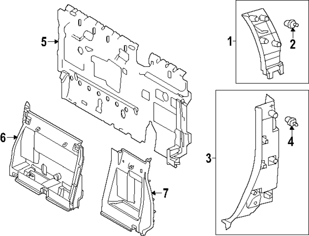 2024 Toyota Tacoma Lower Trim 62530-AK010-C0 | Toyota San Diego Parts