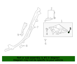 003-991-69-70 - Quarter Panel Trim Panel Clip 2015-2023 Mercedes-Benz ...