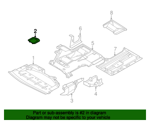 Genuine BMW 51-71-8-159-982 | Front Deflector Rear Cover | FREE ...