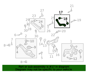 2017-2023 Hyundai Upper Control Arm 55100-F2BA0 | World OEM Parts Hyundai