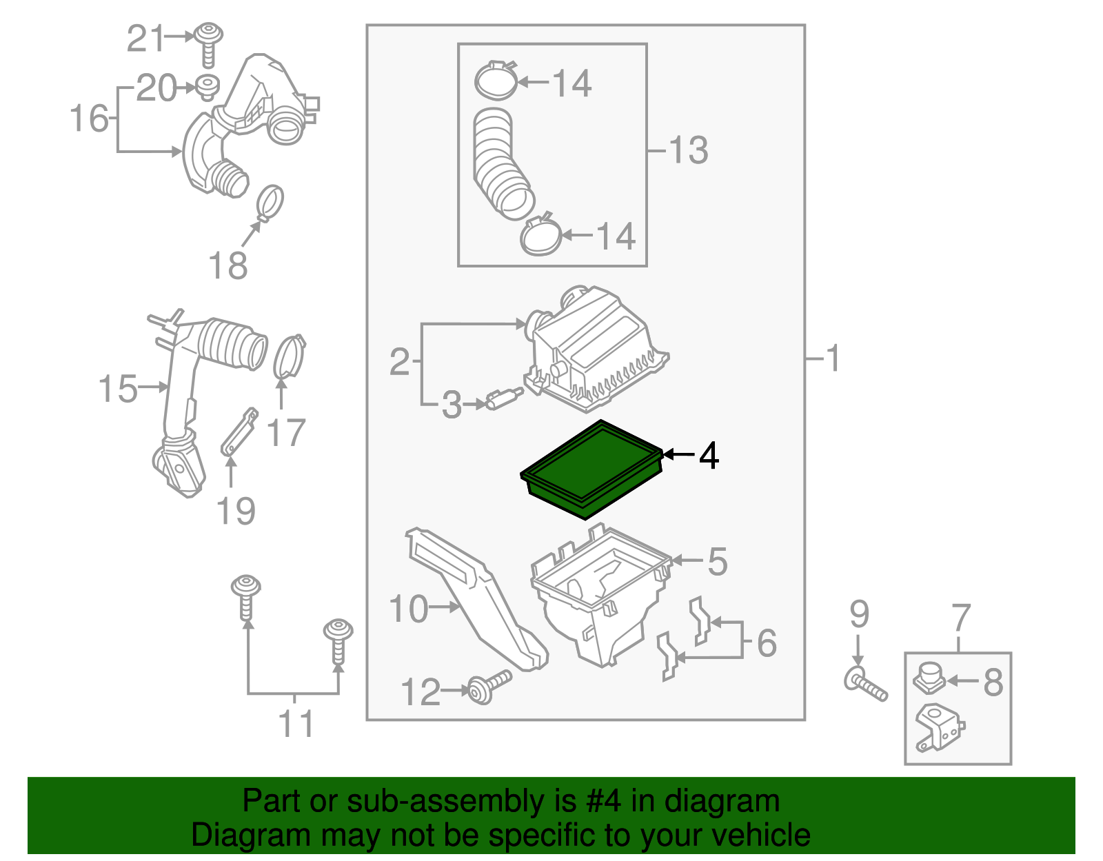 FA-1912-A - Motorcraft™ Air Filter 2013-2024 Ford | Big 3 Auto Parts