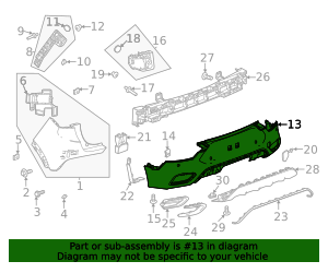 2020-2022 Buick Encore GX Primed Rear Bumper Lower Fascia 42766378 ...