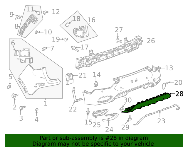 2023 Buick Encore GX Valance Panel 42821660 | OEM Parts Online