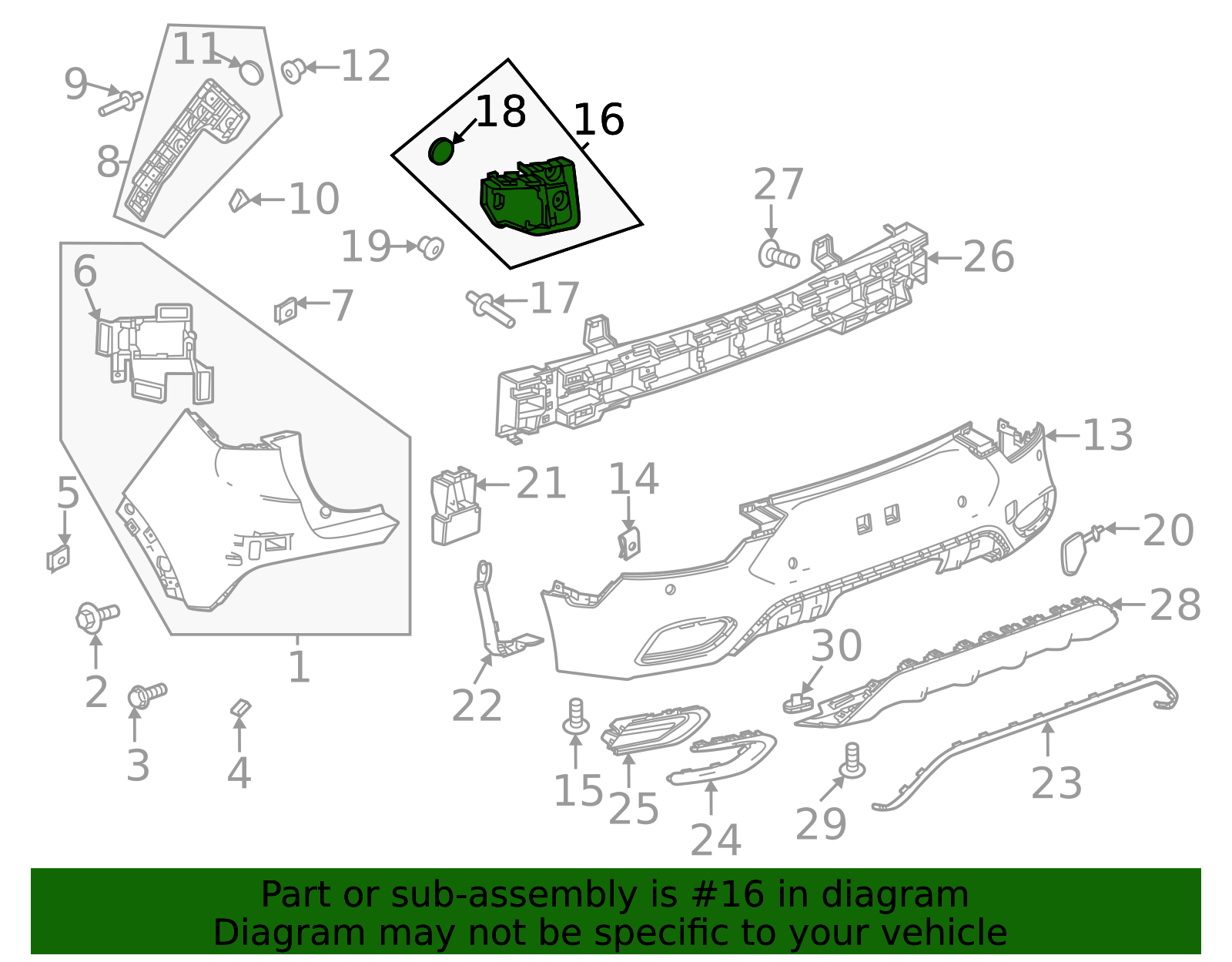 2020-2025 Buick Encore GX Upper Bracket 42763509 GM | GMPartsDirect.com