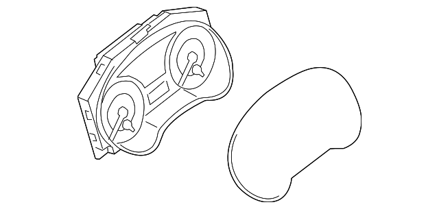 2018 Nissan Altima Cluster Assembly 24810-9HU8A | TascaParts.com
