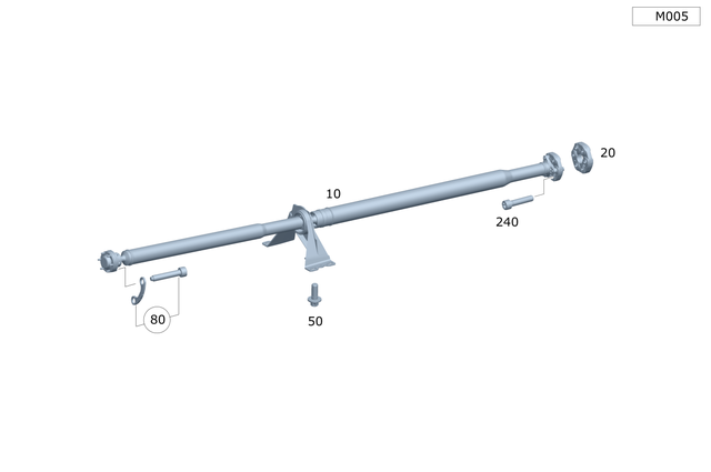 177-410-09-00 - Propeller Shaft 2019-2025 Mercedes-Benz | Mercedes-Benz ...