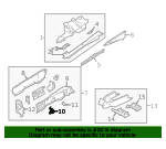 2019-2024 Mazda Outer Rail Front Bracket - Driver's Side (LH) BDTS-54 ...