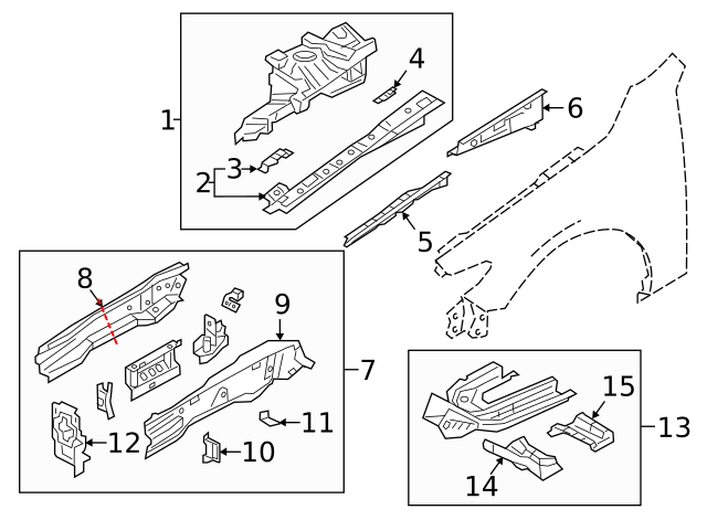 2019-2024 Mazda 3 Rear Reinforced BDTS-54-271 | Florida Mazda Parts