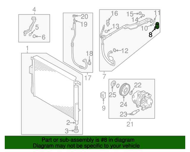 97626-C6000 - Expansion Valve 2015-2023 Kia Sorento | Kia.Parts Store
