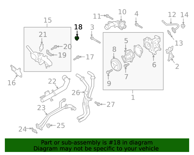 Genuine Power Brake Booster Nut for 1996-2022 Hyundai | Part# 13396 ...