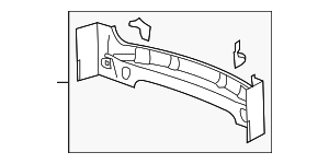 2008-2017 GM Back Body Opening Lower Frame 25866274 GM | GMPartsDirect.com