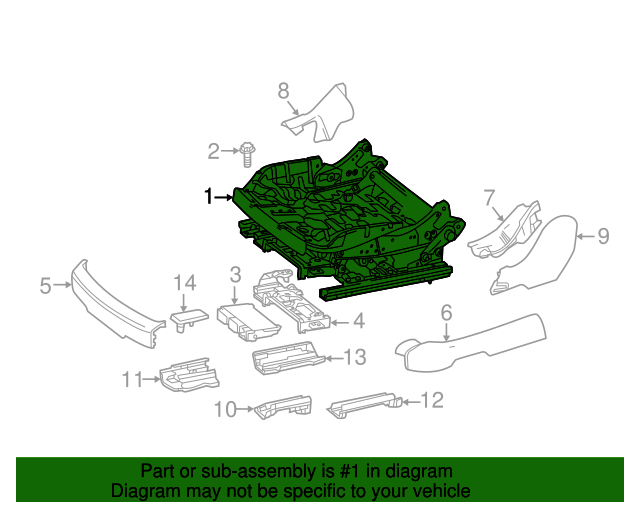 Seat Adjuster - 2013-2020 Mercedes-Benz (000-910-51-04) | Get Mercedes ...