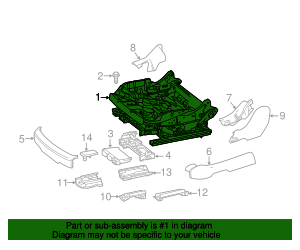 Seat Adjuster - 2013-2020 Mercedes-Benz (000-910-51-04) | Get Mercedes ...