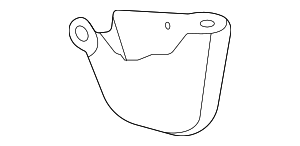 2020-2023 Chevrolet Black Rear Passenger Side Tire Front Air Deflector ...