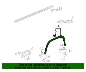 2020-2024 Chevrolet Molding 84731929 | GMPartsDirect.com