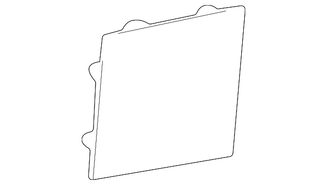 84649634 GM Primed Rear Bumper Cover Tow Eye Access Hole Cover | GM ...
