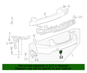 84649634 GM Primed Rear Bumper Cover Tow Eye Access Hole Cover | GM ...