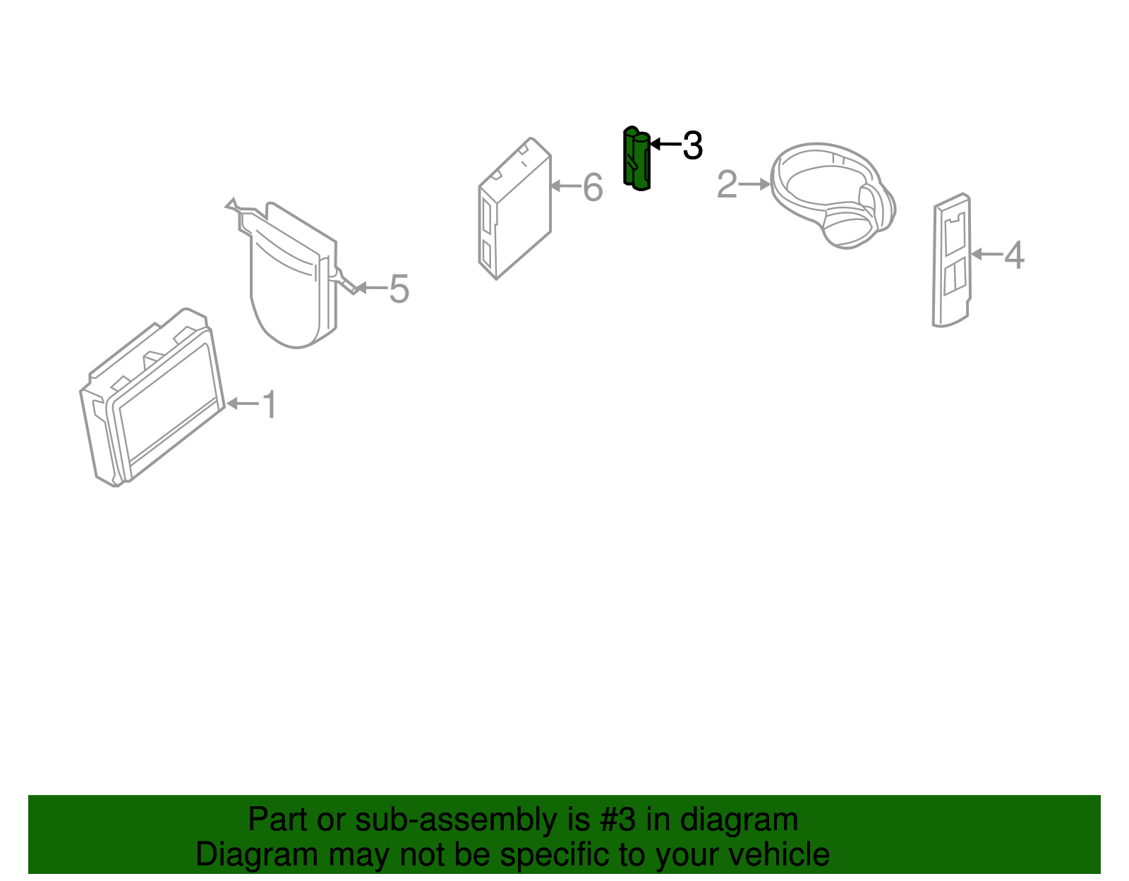 2013-2020 Nissan Pathfinder Battery 28599-1LA0A | Nissan Parts Central