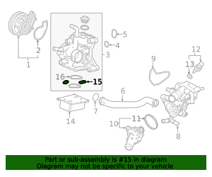 15502-RPY-G01 - Oil Cooler O-Ring 2017-2024 Honda Civic | Honda Parts ...