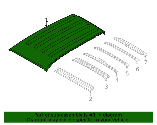 2019-2023 Hyundai Santa Fe Roof Panel 67111-S1000 | OEM Parts Online