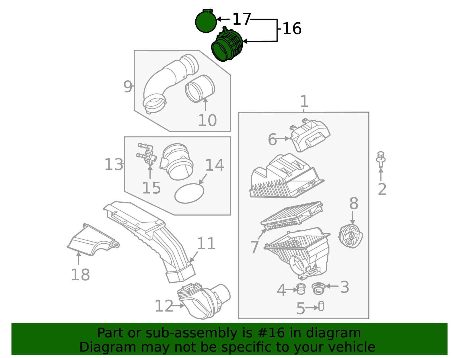 Genuine Engine Air Intake Hose for 2021-2025 Hyundai | Part# 28139 ...
