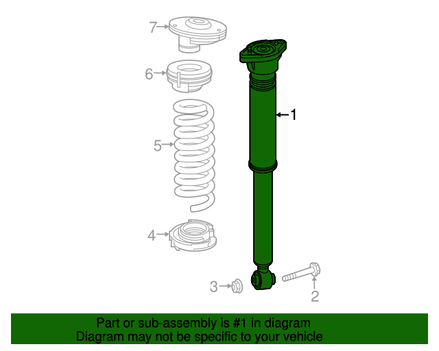213-320-13-30 - Shock Absorber 2017-2023 Mercedes-Benz | Mercedes-Benz ...