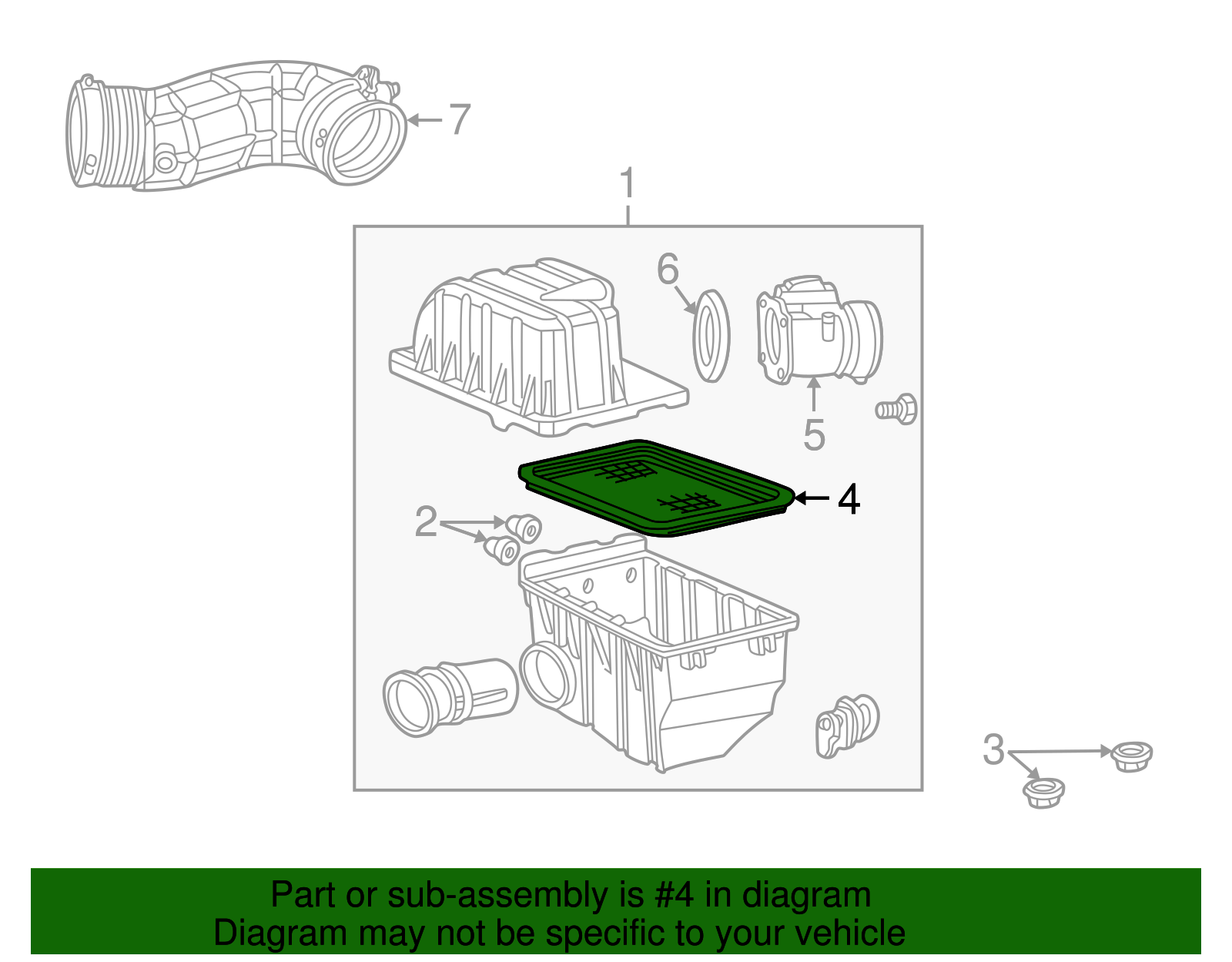 1L2Z-9601-AA - Engine Air Filter 2000-2010 Ford | Big 3 Auto Parts