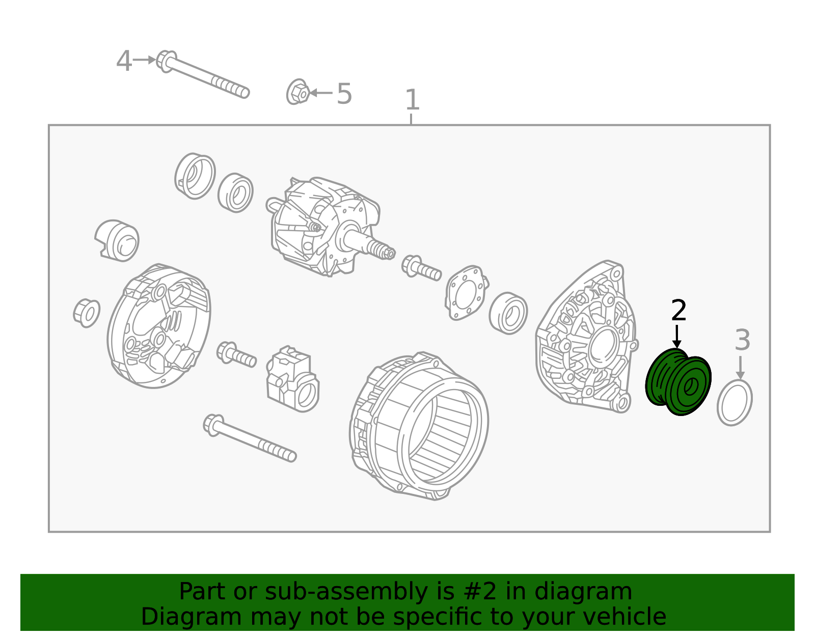 31141-59B-J01 - Pulley 2016-2025 Honda | Honda Parts Online