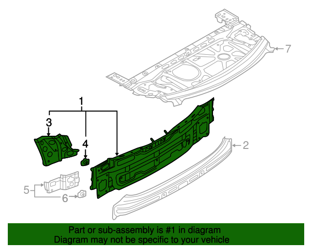 8V5-813-331-TB - Rear Body Panel 2015-2018 Audi | Audi OEM Parts