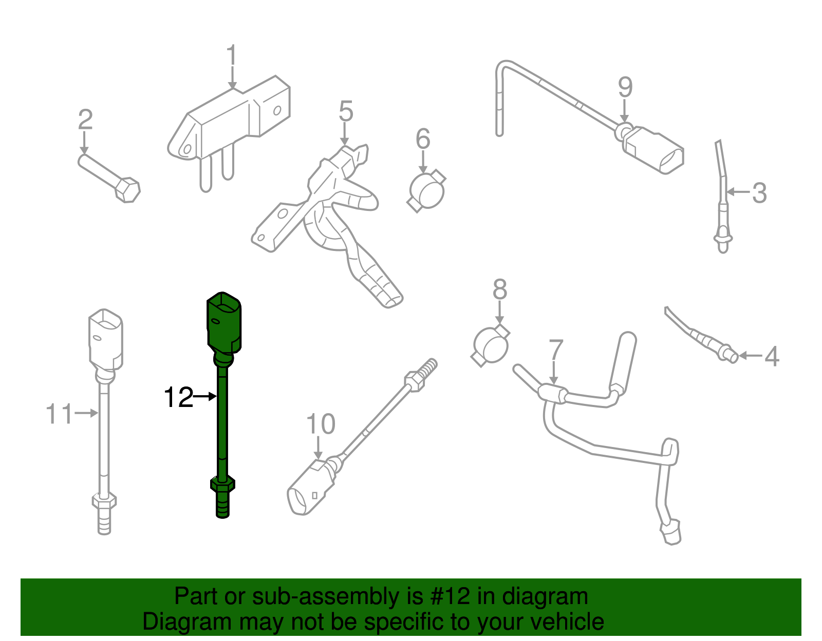 2009-2015 Volkswagen Temp Sensor 03L-906-088-EG | OEM VW Parts Haus