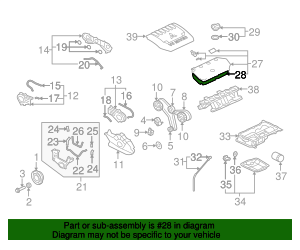 Valve Cover Gasket - Mitsubishi (1035A714) | Auto Parts